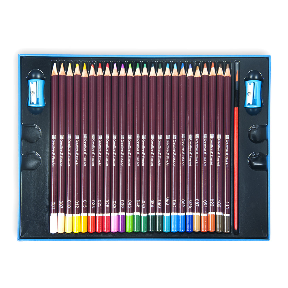 Artist Colored Pencil Set-24 colors with cardboard box - Becreative